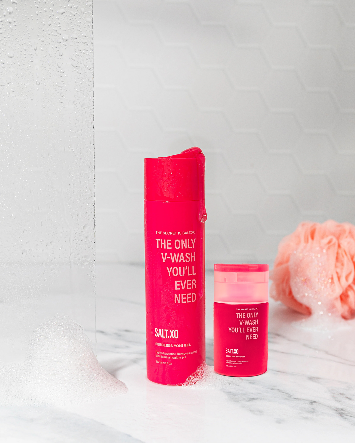 Salt.Xo At Home & On The Go (Includes 8oz + 3.4oz bottles) | Salt.xo