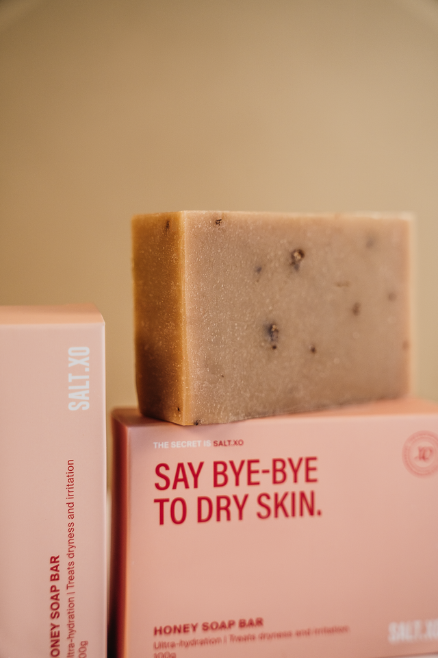 Hydrating Honey Soap Bar for Dry, Sensitive Skin | Salt.xo | Salt.xo