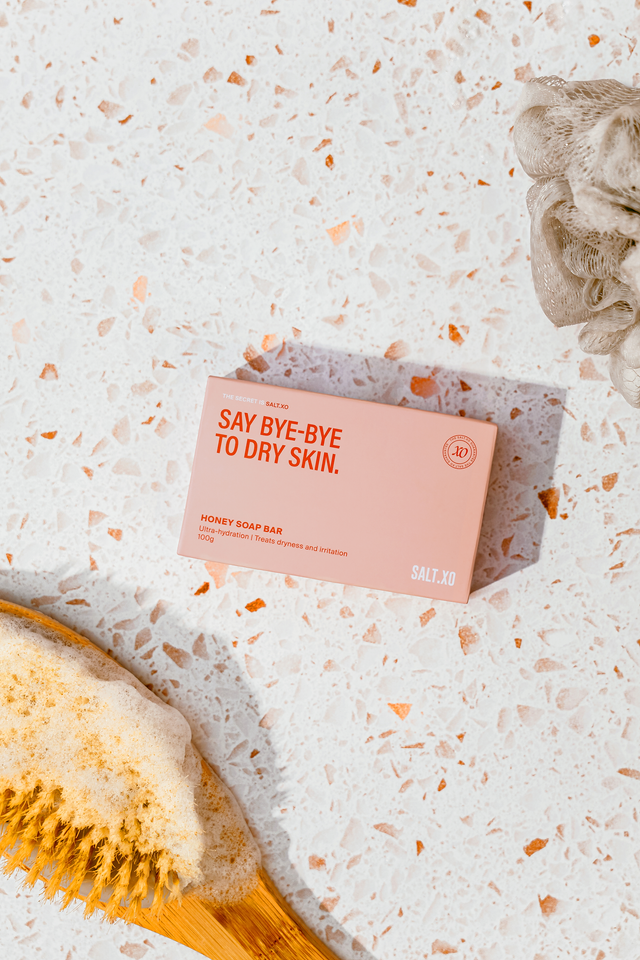 Hydrating Honey Soap Bar for Dry, Sensitive Skin | Salt.xo | Salt.xo