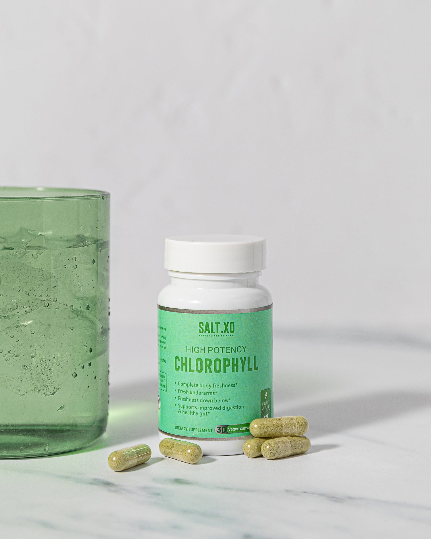 #1 Odor Control & pH Balance Chlorophyll Supplement | Salt.xo Capsules ...