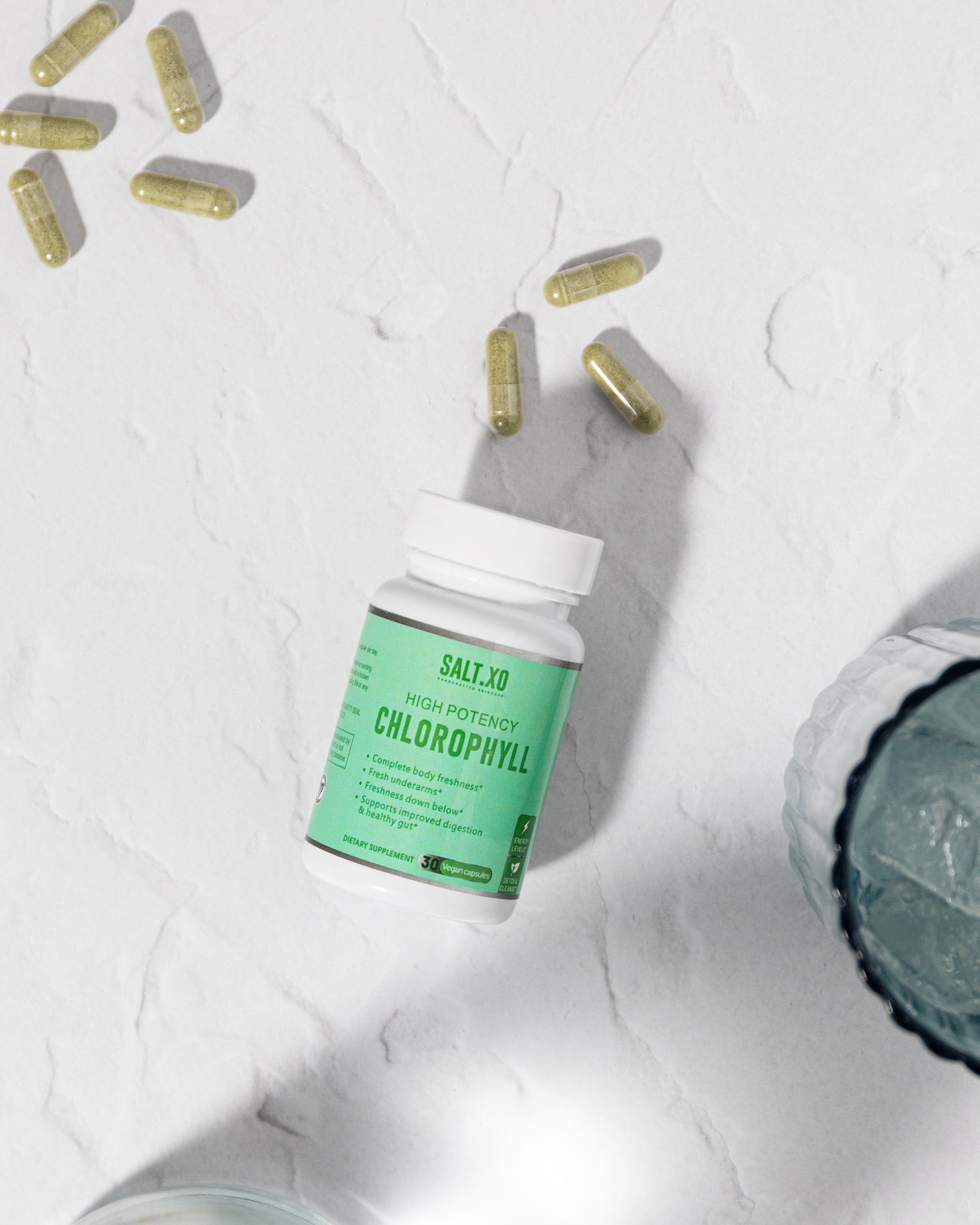 #1 Odor Control & pH Balance Chlorophyll Supplement | Salt.xo Capsules ...